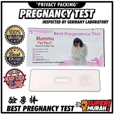 Pregnancy Test HCG 1 Pcs Pregnant Tes Strip Cek Kehamilan One Step Urine Test Early Detection