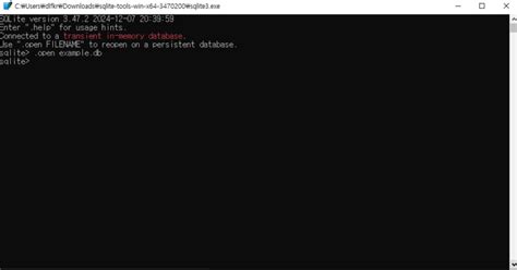 Sqlite Sqlite 설치 및 사용 방법 Dubukimch