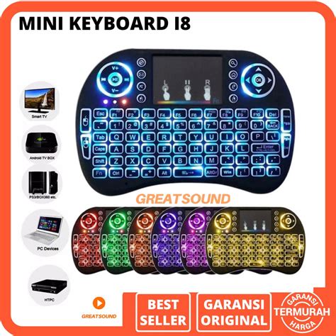 Jual Mini Keyboard Wireless I8 Keyboard Touchpad Keyboard Wireless Mini I8 Keyboard For PC