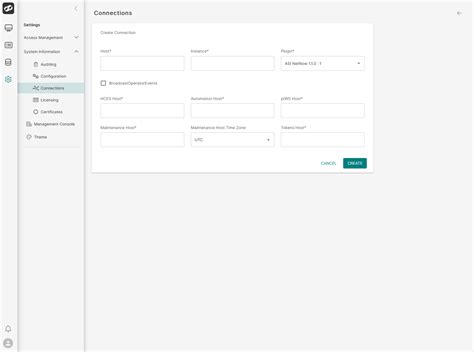 Create A Connection Asi