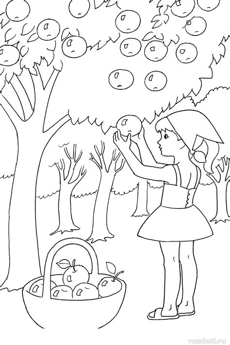 Летняя раскраска для детей 5-7 лет. Лето. Дары лета