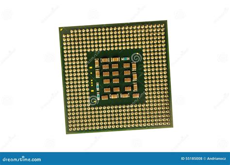 Computer Processor Chip CPU Stock Photo Image Of Engineering Background 55185008