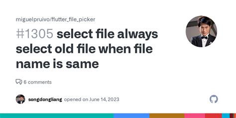 select file always select old file when file name is same · issue 1305