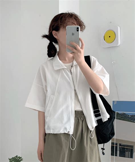 히찌 투웨이 바람막이 집업 에이블리