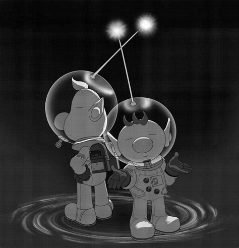 Mudsaw Louie Pikmin Olimar Nintendo Pikmin Series Absurdres Commentary English