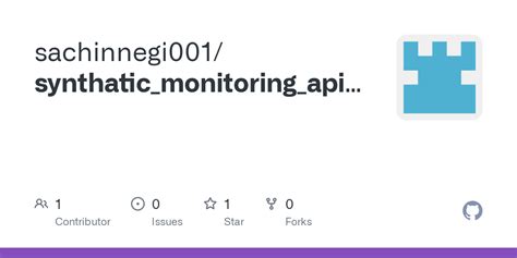 GitHub Sachinnegi Synthatic Monitoring Api Browser