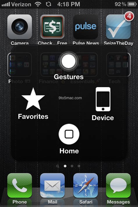 Ios 5 Features Gesture Based Control Panel That Replaces Hardware Buttons 9to5mac