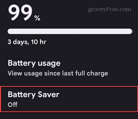 Maximize Your Battery Life How To Enable Battery Saver Mode On Android
