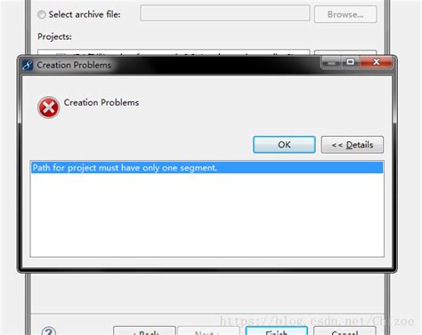 Myeclipse导入spring源码时 报错creation Problems Path For Project Must Have Only One Segment Csdn博客