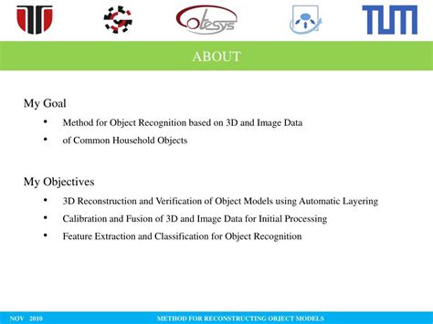 Ppt Method For Reconstructing Object Models Powerpoint Presentation