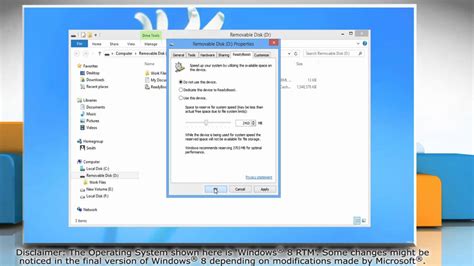 How To Set Disable Readyboost For A USB Drive On Windows 8 YouTube