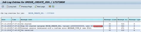 Solved Error In Execution Report Smigrcreateddl On Ecc6 Sap