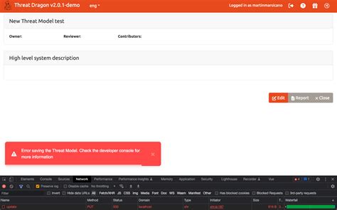 Unable To Create A New Threat Model While Using Github As Provider