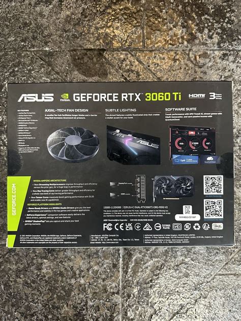 Видеокарта 3060ti Asus: 9 900 грн. - Комплектуючі та аксесуари Харків ...