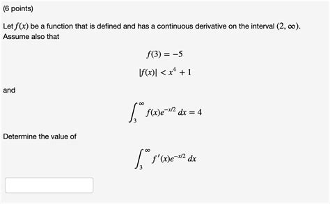 Solved Let F X Be A Function That Is Defined And Has A Chegg