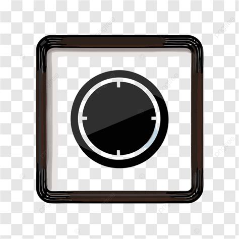Square Camera Sight Icon 3d Illustration Vector A Simplistic Black