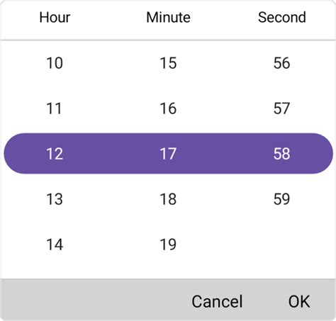 about maui time picker time picker syncfusion