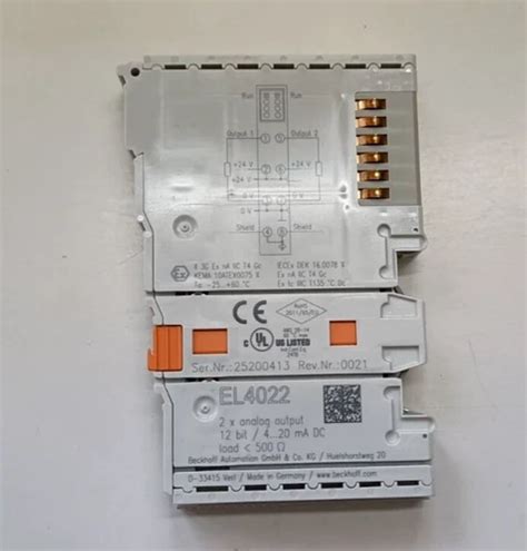 Beckhoff Analog Output Terminal At ₹ 5000piece Analog Output Module In Bengaluru Id