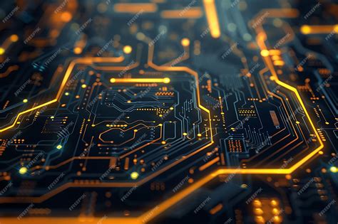 Premium Photo Circuit Board Background Electronic Computer Hardware