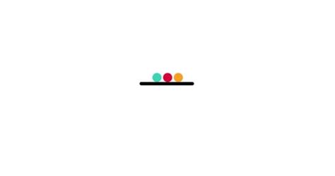falling balls animation for loader screen loading animation of circles
