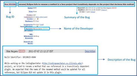 Bug Report 351506 Of Eclipse Data Set Download Scientific Diagram