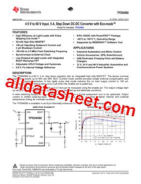 TPS DDAR Datasheet PDF Texas Instruments