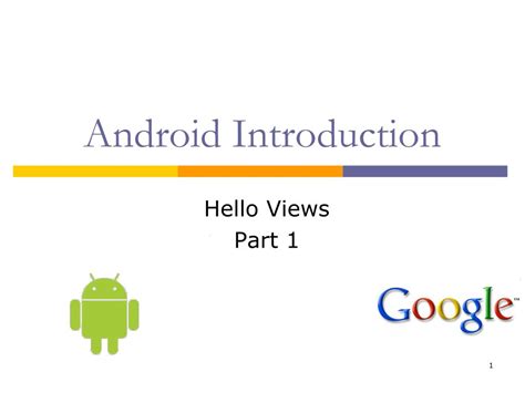 Ppt Android Introduction Powerpoint Presentation Free Download Id