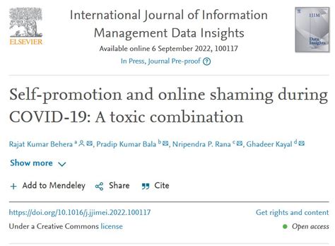 Dr Rajat Kumar Behera On Linkedin Newpublication Kiituniversity