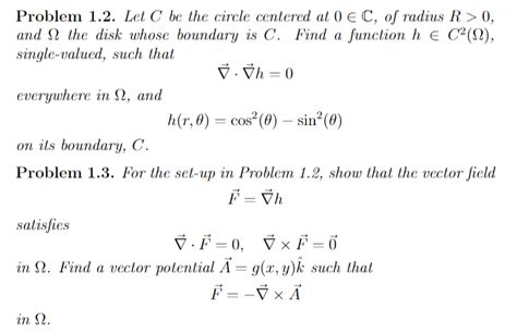 Problem Let C Be The Circle Centered At C Chegg