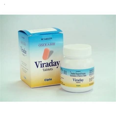 Viraday Cipla Anti Hiv Drugs 30 Tablets At ₹ 3500bottle In Nagpur