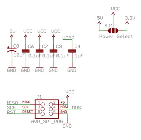 ATMEGA32U4 Dev Board Engr Edu