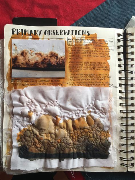 Gcse Textiles Sketchbook Artofit
