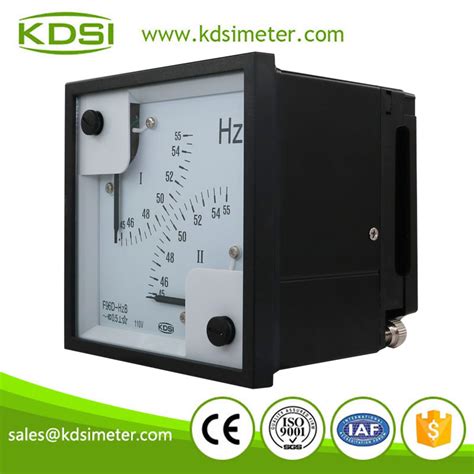 Hot Selling Good Quality F96D HzB 45 55Hz 110V Analog Double Pointer Type Frequency Meter Buy