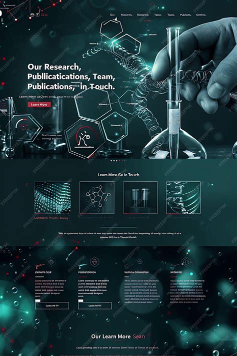 Premium Photo Hexagonal Layout With Grid Alignment Innovative Website