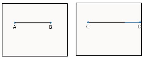 how to compare line segments by tracing paper what are drawbacks