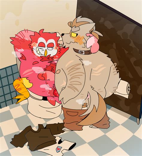 Rule 34 Anal Anal Sex Anthro Anthro Only Bathroom Blush Clothes On