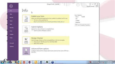 infopath 2013 tutorial infopath and sharepoint workflows june 27