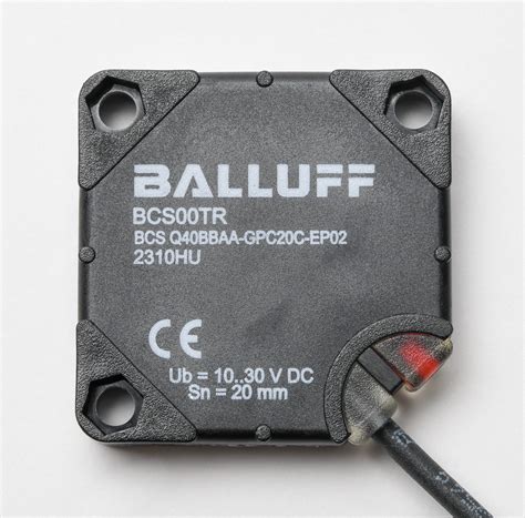 Capacitive Proximity Sensor Rectangular 20mm Range Pn Bcs00tr