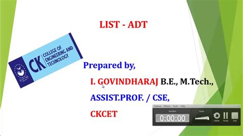 13 List Adt Data Structures Youtube