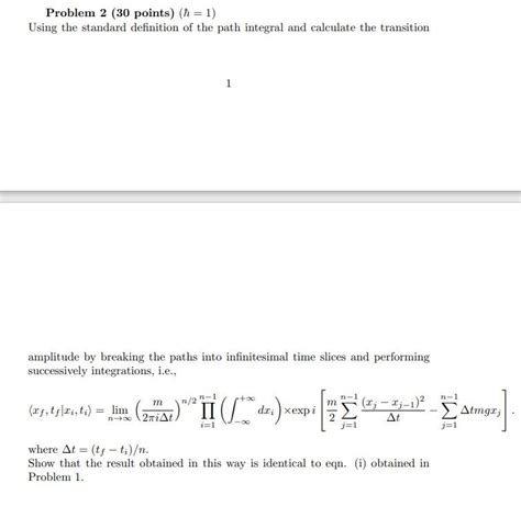 Problem points ℏ Consider a particle of Chegg