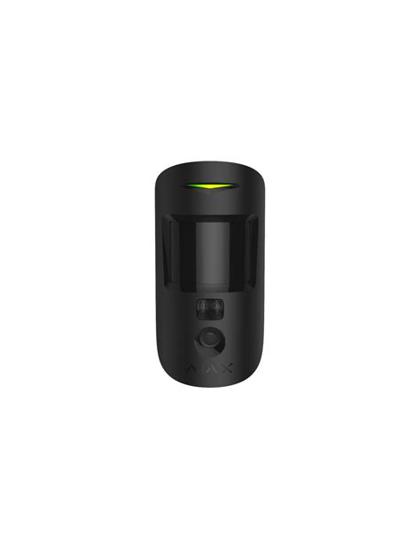 Ajax Motioncam Jeweller Black Wireless Indoor Motion Detector With