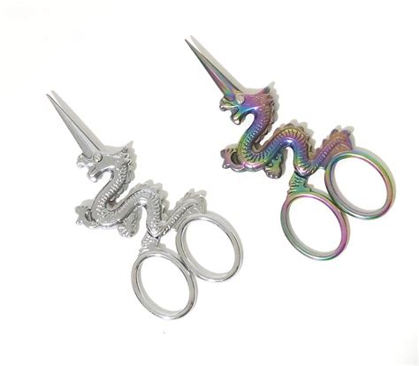 sharp yarn scissors designer mythical dragon shears thread trimmer