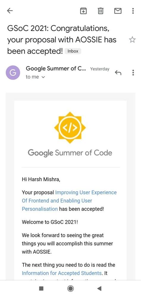 harsh mishra on linkedin gsoc2021 opensource gsoc aossie