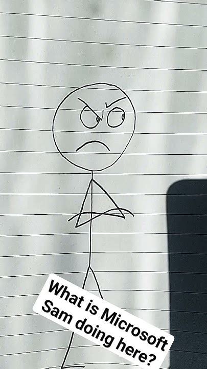 Microsoft Sam Being Interrupted By A Stick Figure Youtube