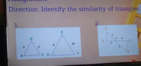 Direction Identify the similarity of | StudyX