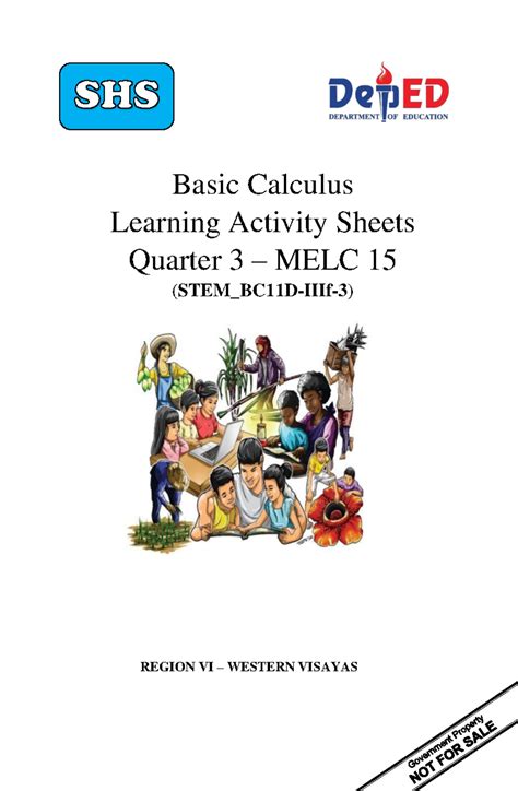 G11 Basic Cal Q3 Melc15 Region Vi Western Visayas Basic Calculus Learning Activity Sheets