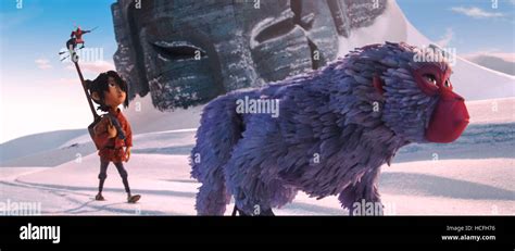KUBO AND THE TWO STRINGS From Left Kubo Voice Art Parkinson Monkey Voice Charlize Theron