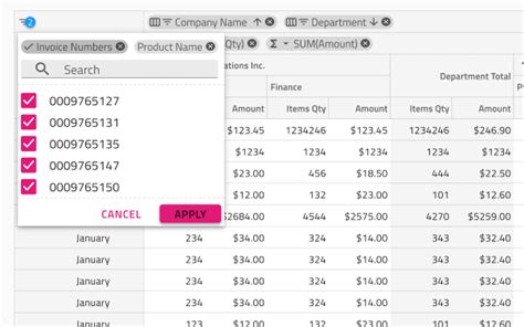 Pivot Implement Filtering Chips Dropdown In PivotGrid UI Issue IgniteUI Igniteui