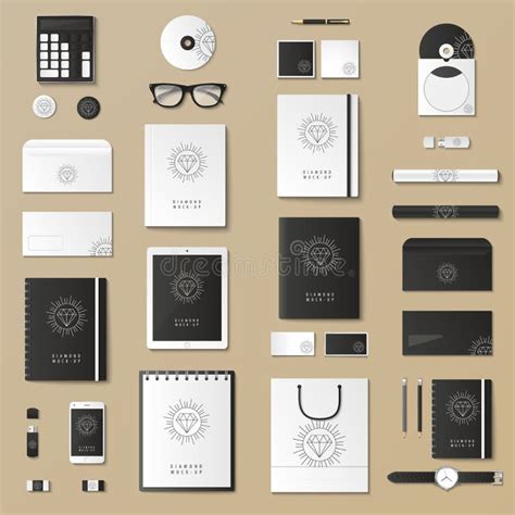 Pc Mock Up Vector Stock Illustrations 713 Pc Mock Up Vector Stock