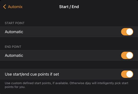 Automix Not Respecting Start And End Points Bug Reports Algoriddim